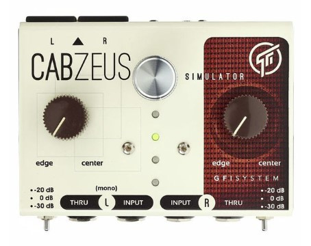 Pedal GFI SYSTEM Cabzeus Cab Sim/DI - Andorra Guitars